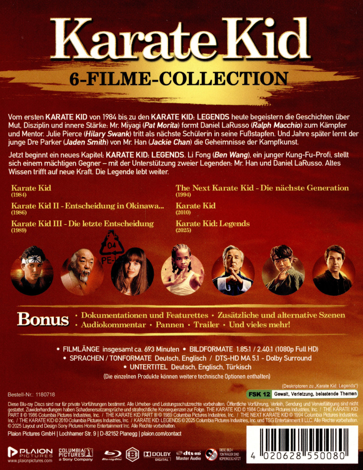 Karate Kid Collection [6 BRs] Film auf Blu-ray Disc ausleihen bei ...