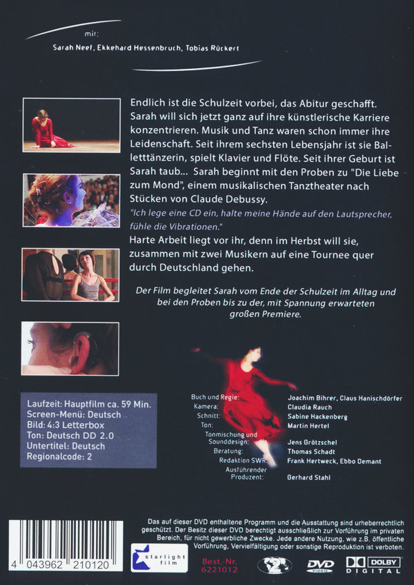 Der Tanz der Stille - Sarah Neef Film auf DVD ausleihen bei verleihshop.de