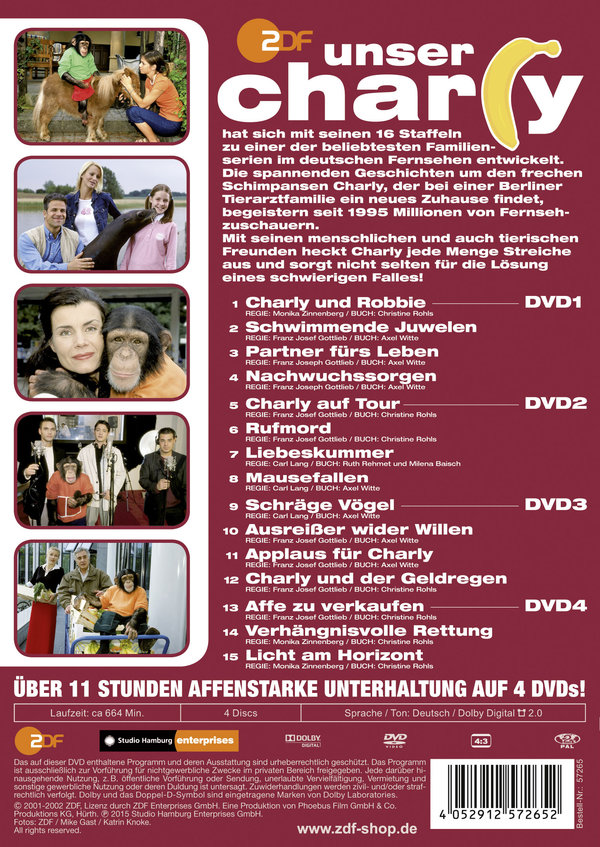 Unser Charly - Die komplette Staffel 7 [4 DVDs] Serie auf DVD ausleihen ...